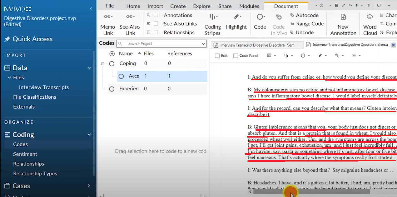 How to Code Qualitative Interview Data with Nvivo (Deductive Approach)