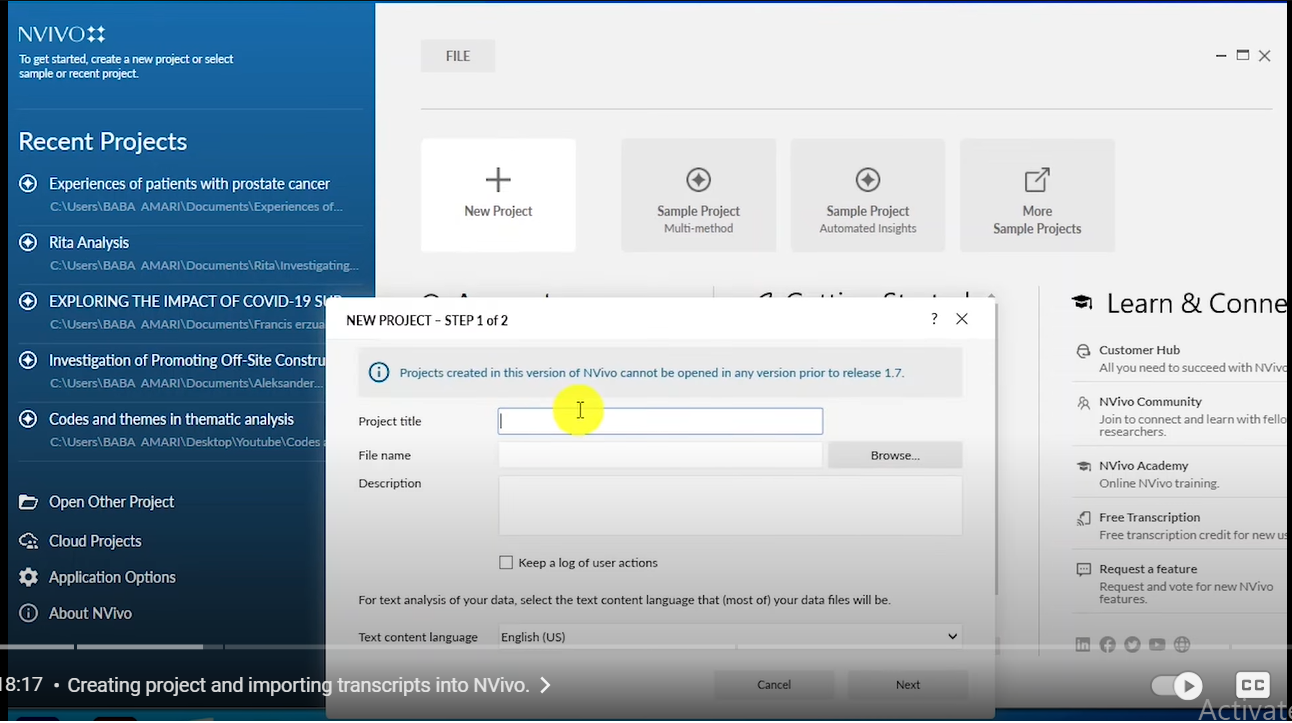 How To Do Qualitative Analysis of Interviews with Nvivo