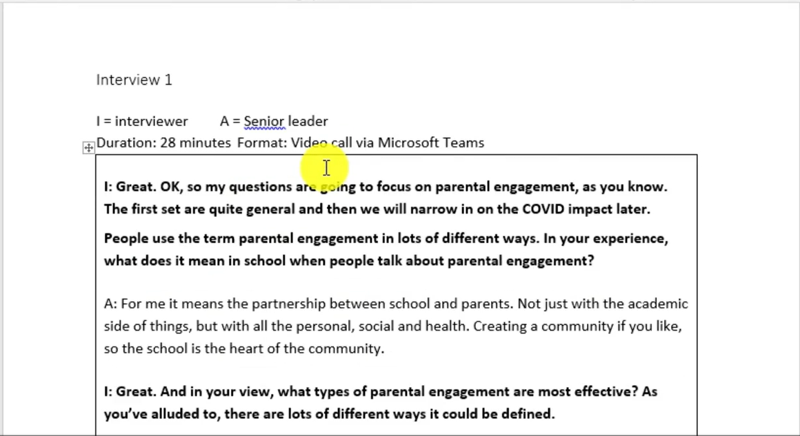 How to do thematic analysis of interviews with Nvivo