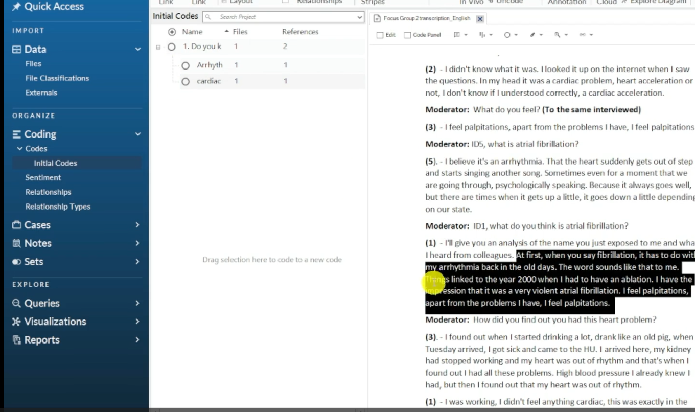 How to find Themes in Focus Group (Using Nvivo)
