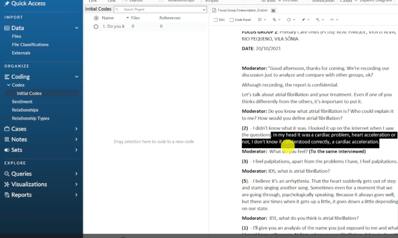 How to find Themes in Focus Group (Using Nvivo)