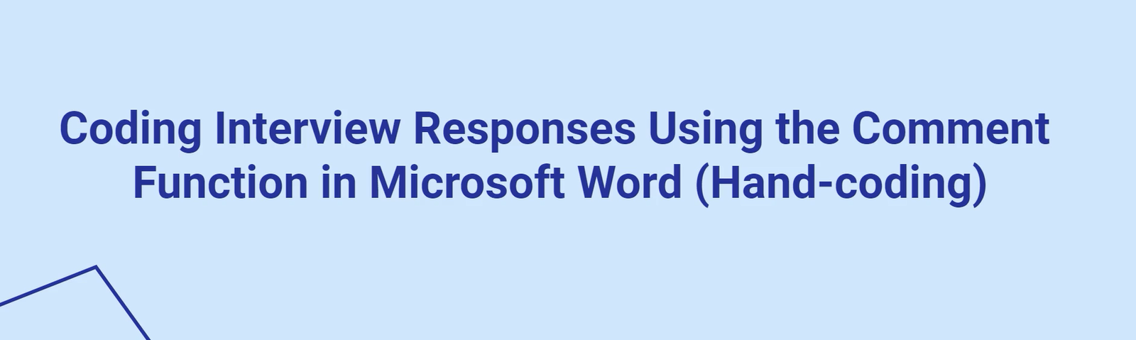 Free Tools for Thematic Analysis (Microsoft Word and Excel)
