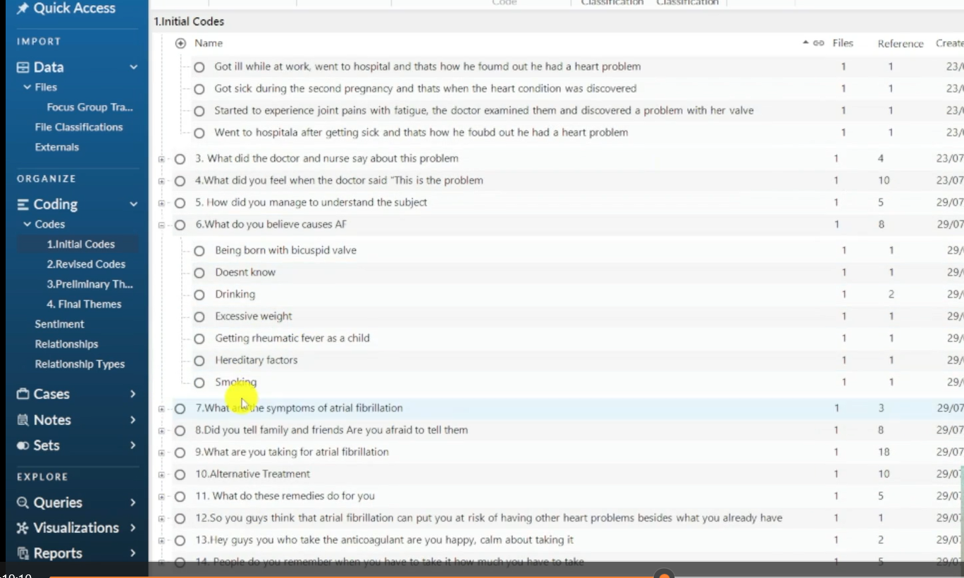 How to find Themes in Focus Group (Using Nvivo)