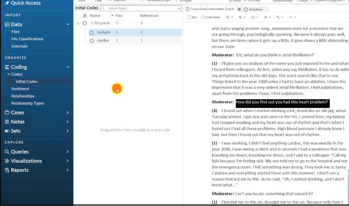 How to find Themes in Focus Group (Using Nvivo)
