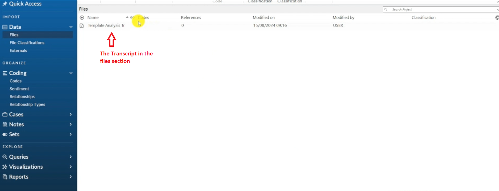 Template Analysis in Qualitative Research Using Nvivo