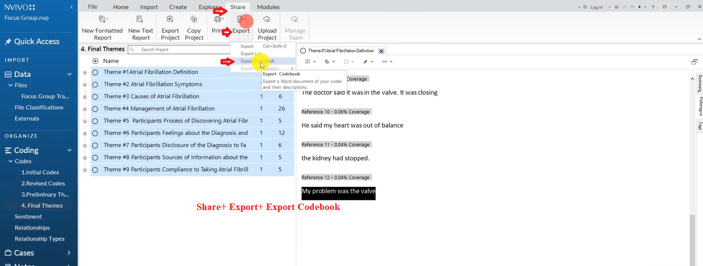 How to Report Findings after Performing Data Analysis with Nvivo