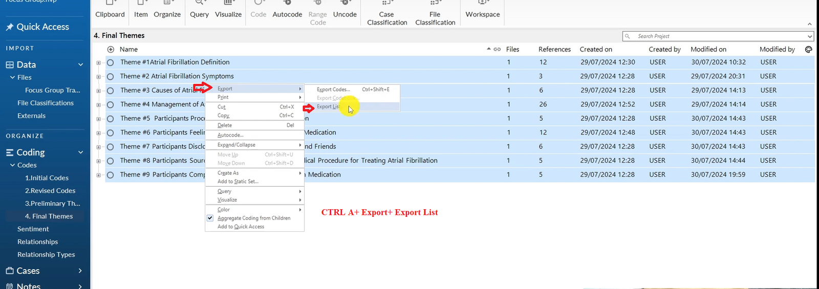 How to Report Findings after Performing Data Analysis with Nvivo