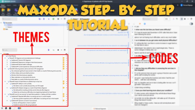 MAXQDA tutorial: How to code interview/focus group data