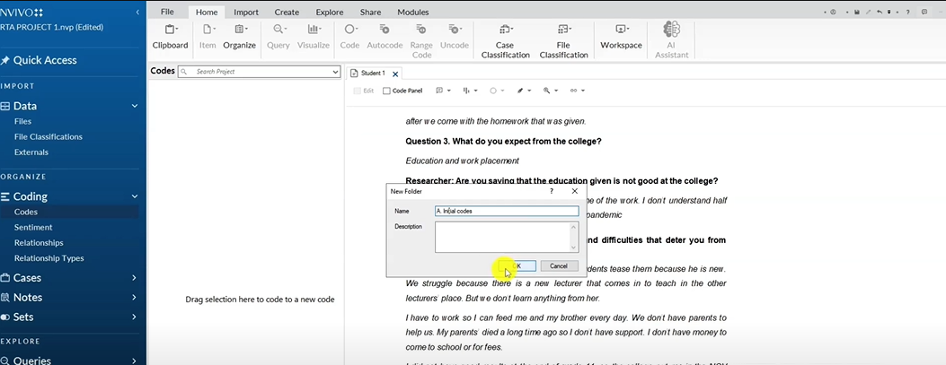 Step -by - Step Example of the Braun and Clarke Reflexive Thematic ...