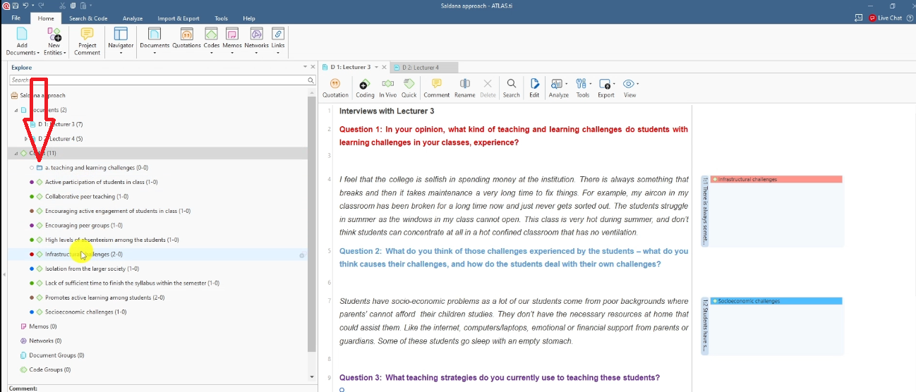 Inductive Thematic Analysis in ATLAS.ti: Saldana's Method